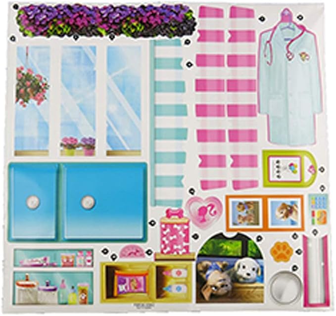 Amazon.com: Barbie Replacement Parts Pet Care Center Playset - FBR36 ...