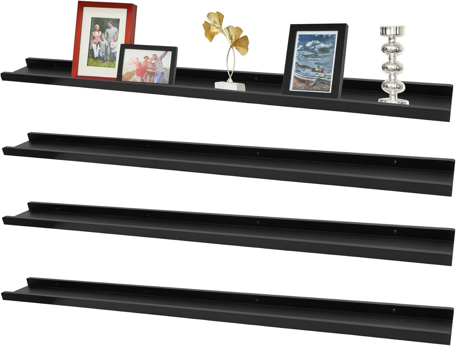 Amazon.com: MITREL Picture Ledge Shelf,57" Long Floating Shelves with ...