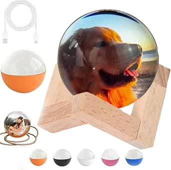 Memory Sphere Lamp - Memory Orb Video Crystal Ball, 3D Crystal Ball ...