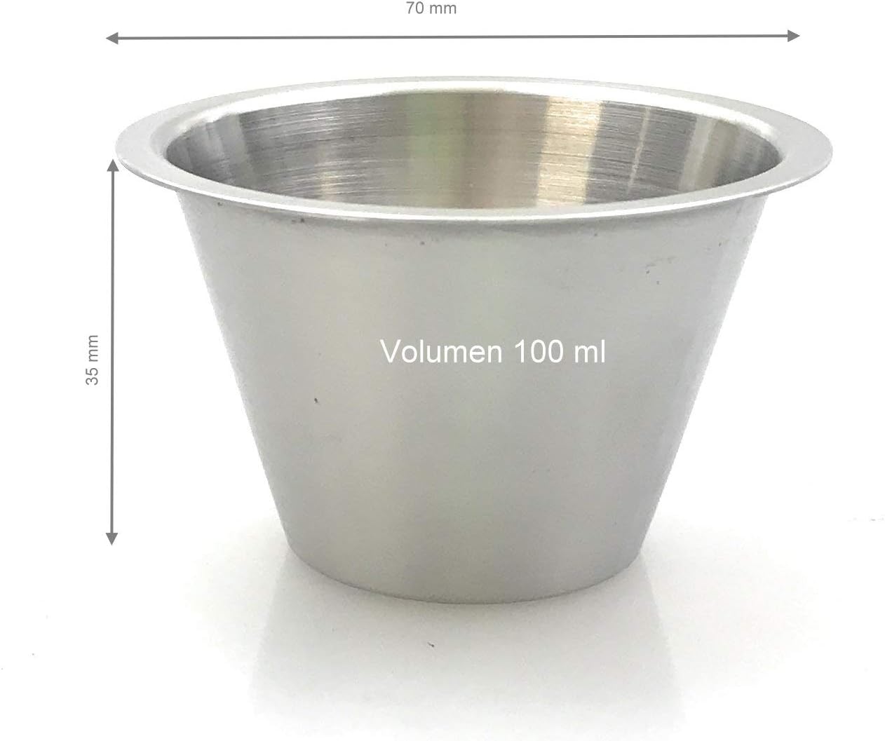 Stainless steel mold baking mold rice pudding molds form 0.10 Ltr ...