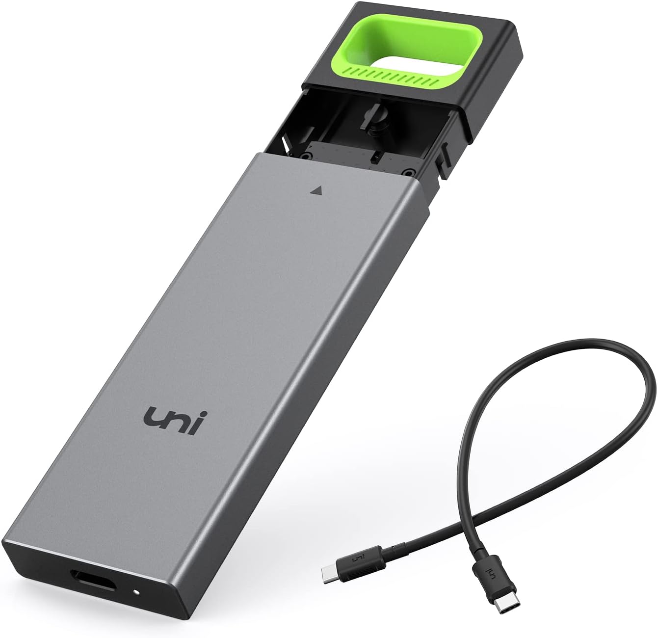 Amazon.com: uni Tool-Free 10Gbps M.2 NVME & SATA External SSD Reader ...
