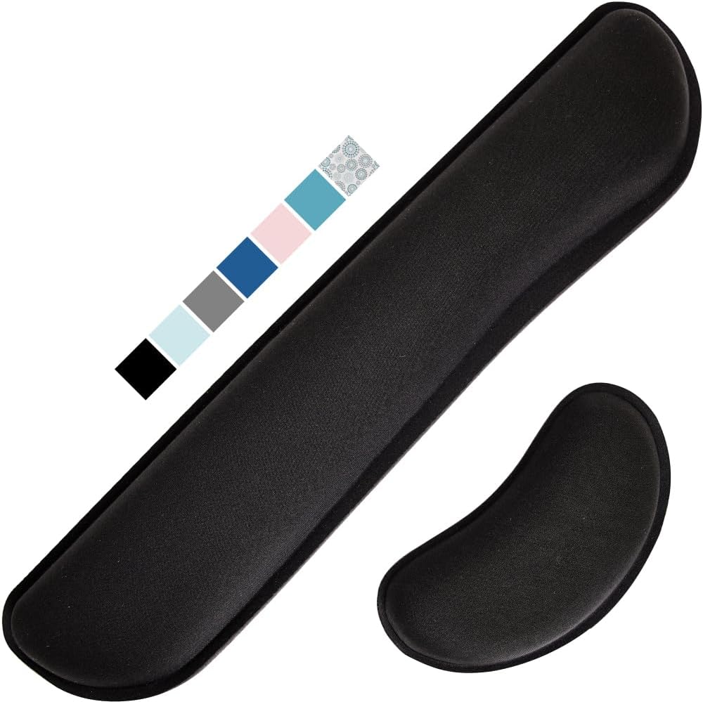 Amazon.com : BRILA Ergonomic Memory Foam Mouse Wrist Rest Support Pad ...