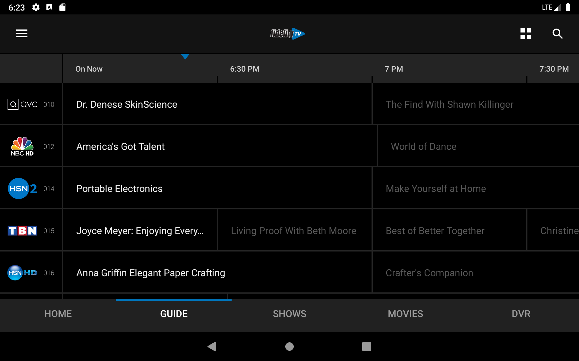 FidelityTV - App on Amazon Appstore