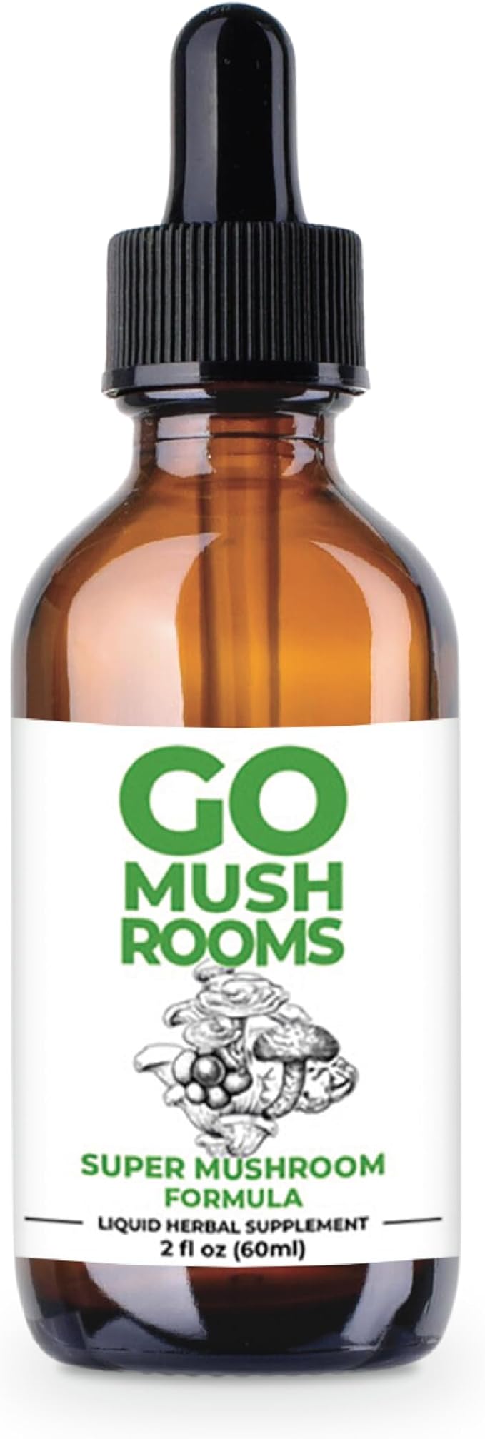 Amazon.com: GO Mushrooms Super Mushroom Tincture Supplements - Dual ...