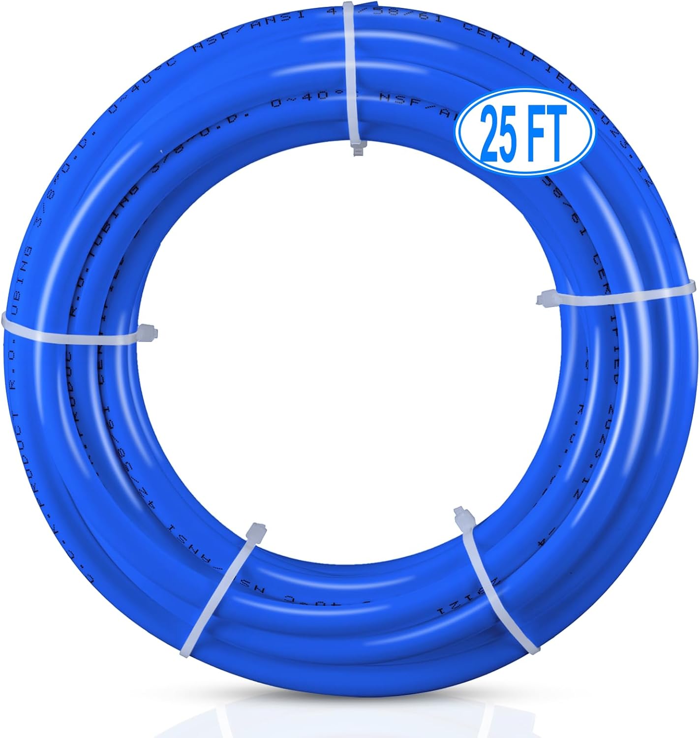 Amazon.com: 25FT 3/8 Inch O.D.RO Water Tubing,NSF Certified Water Line ...