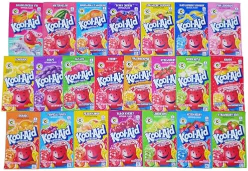 Amazon.com : Kool Aid Ultimate Party Pack- 18 Different flavors -2 each ...