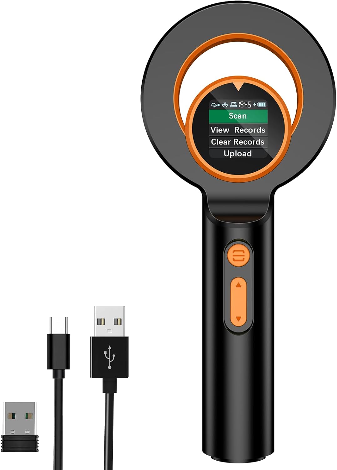 Amazon.com : Symcode Pet Microchip Scanner RFID EMID With 1.44IN TFT ...