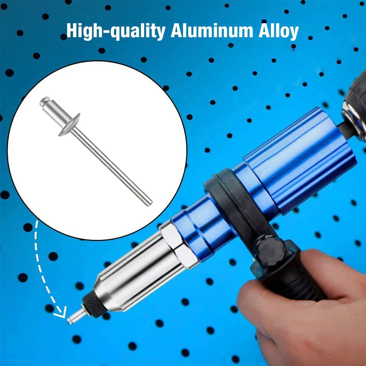 Snapklik.com : 20 Pack Aluminum Dome Head Blind Rivets Self-Plugging ...