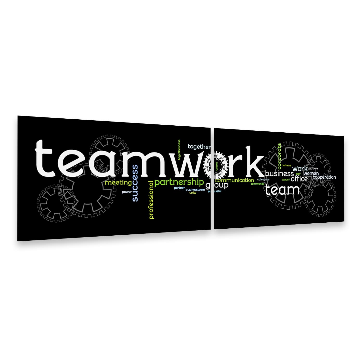 Teamwork Office Banner Professional Teamwork Web Banner Vector