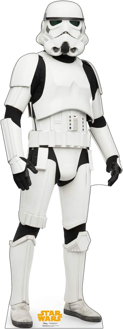Amazon.com: Cardboard People Stormtrooper Life Size Cardboard Cutout ...