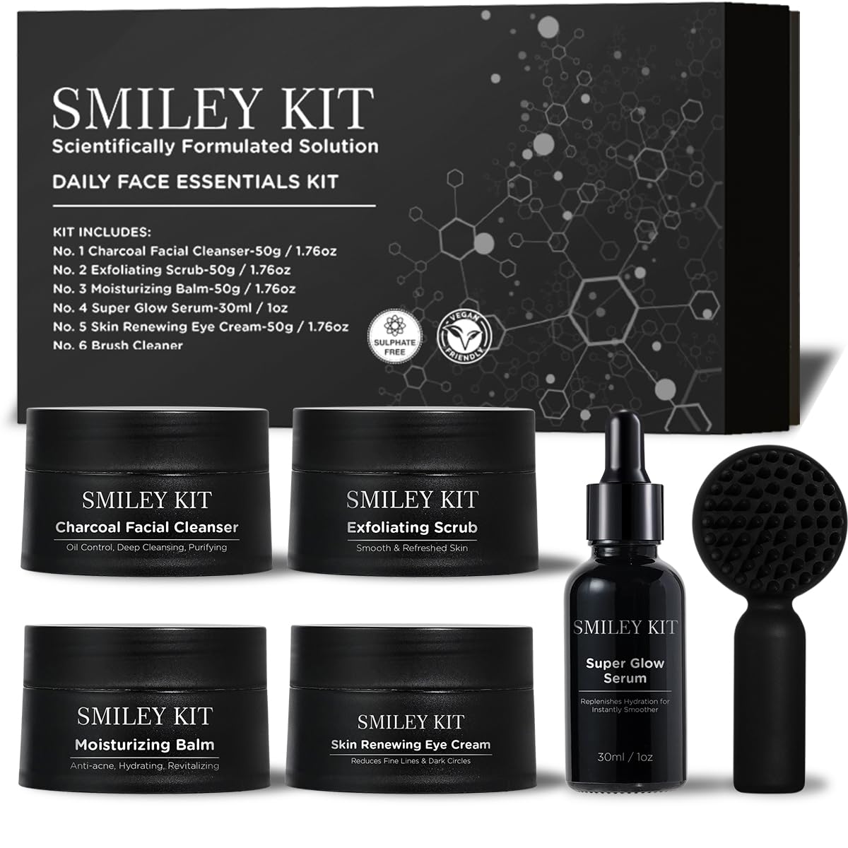 Amazon.com: Premium Facial Care Kit (6 pcs kit ): Charcoal Facial ...