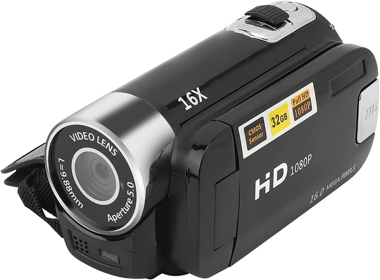 Vintage Camcorder Video Camera, 6X Digital Zoom 2.7 Inch Colourful ...