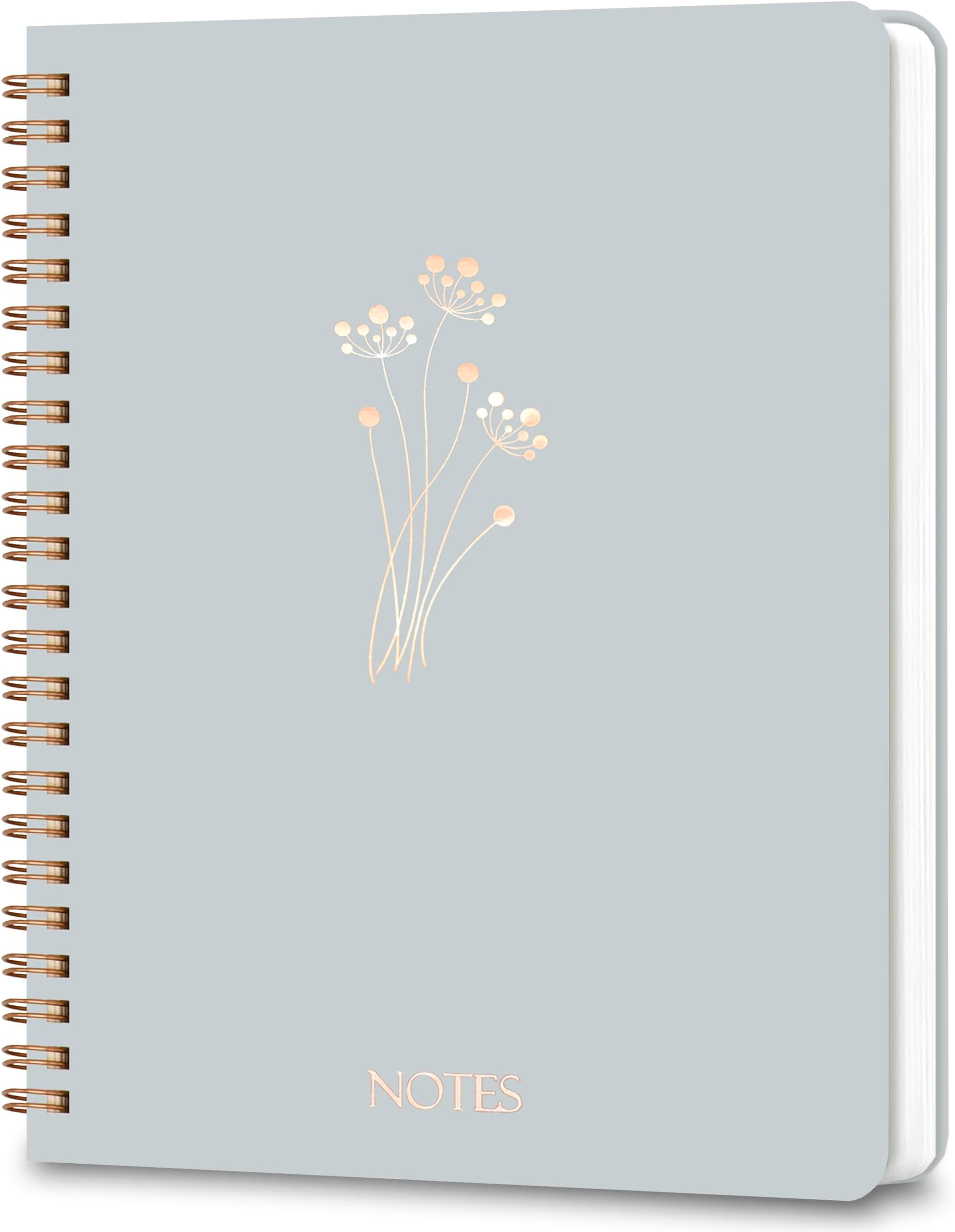 Amazon.com : Poecinvi Blue Coquette Bow Spiral Journal Notebook 5.5x8.3 ...