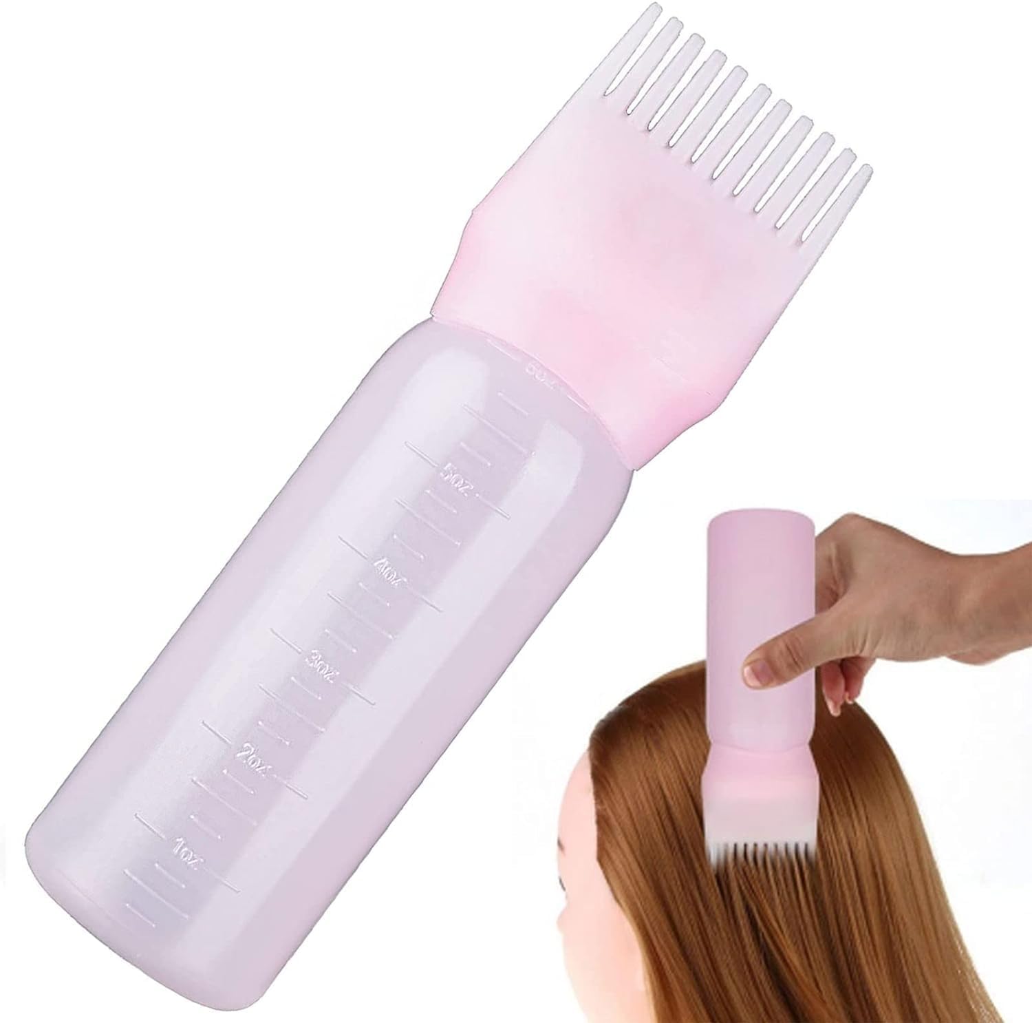 Amazon.com : Root Comb Applicator Bottle Refillable Container For Salon ...