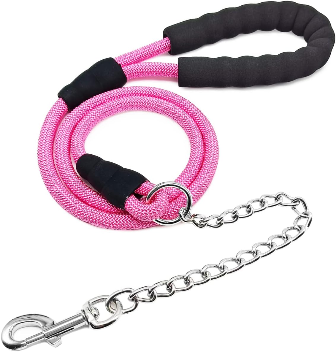 Amazon.com : Mycicy 5FT Chewproof Dog Leash, Anti Bite Metal Chain ...