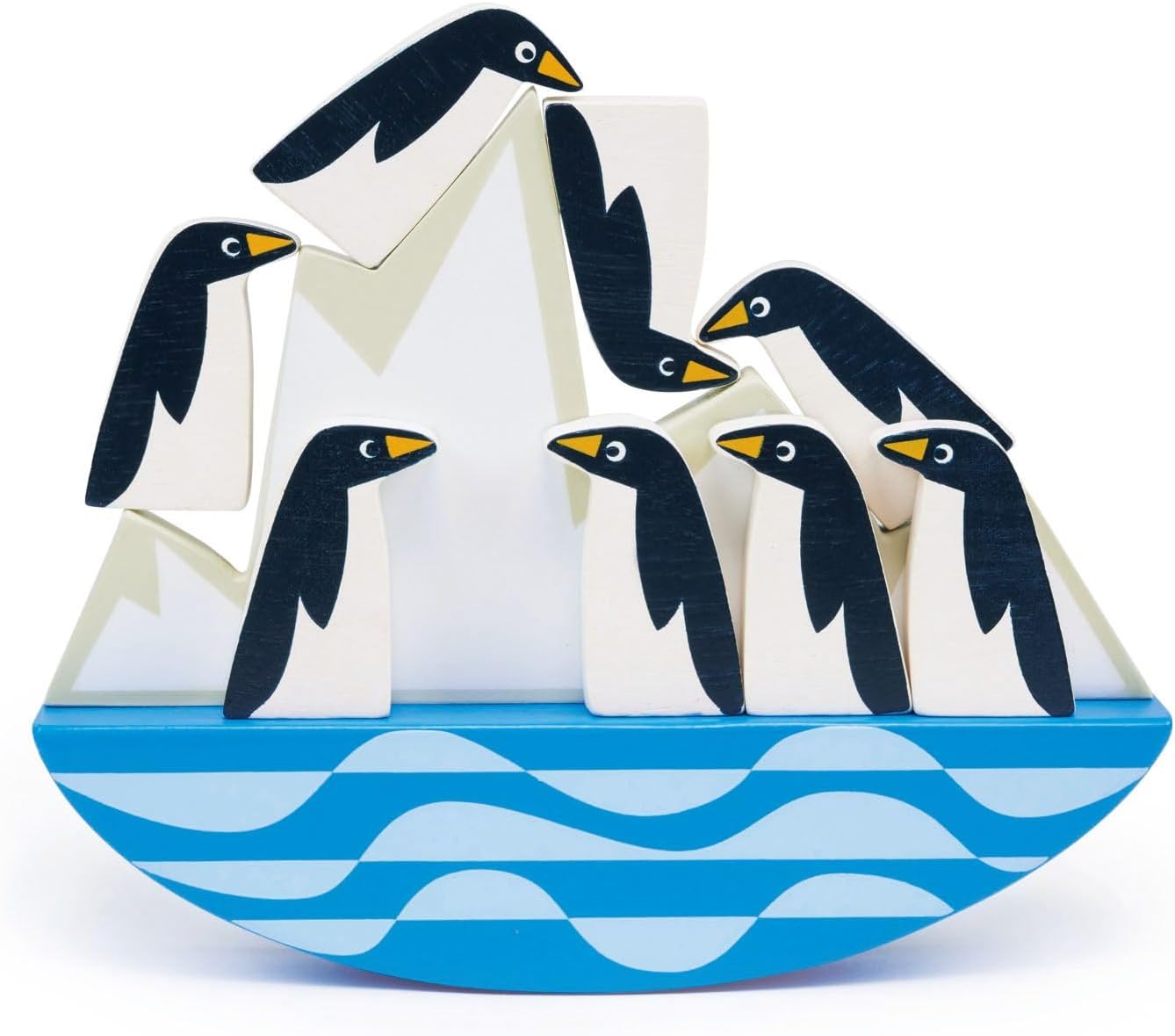 Amazon.com: Mentari Balancing Penguins Toddler Toys - 8 Penguins Animal ...