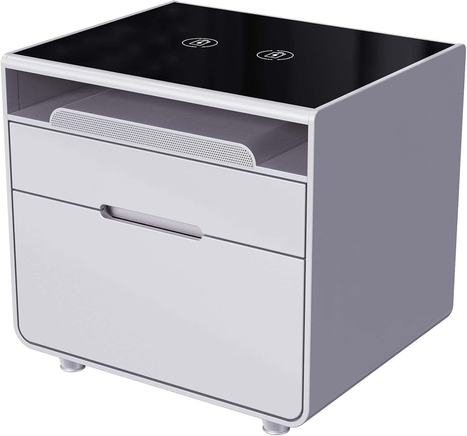 Amazon.com: Modern Bedside Tables Touch Screen Side Tables Smart Table ...