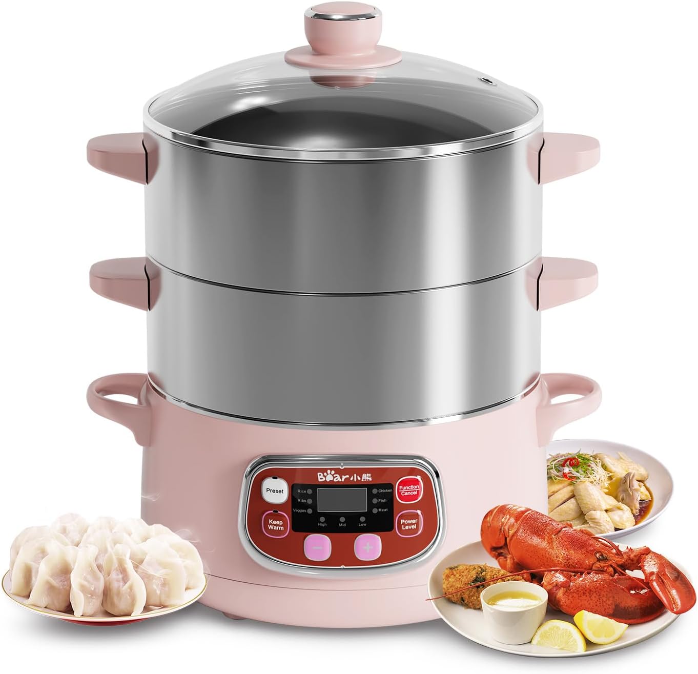 Amazon.com: Dim Sum Electric Steamer, Commercial Electric Steamer, Dry ...