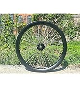 Amazon.com : AUTES 20 inch Front Bicycle Wheel Double Wall Aluminum 20 ...