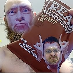 Real Crisps Hand Cooked Roast Ox Flavour 35g (24 Bags) : Amazon.co.uk ...