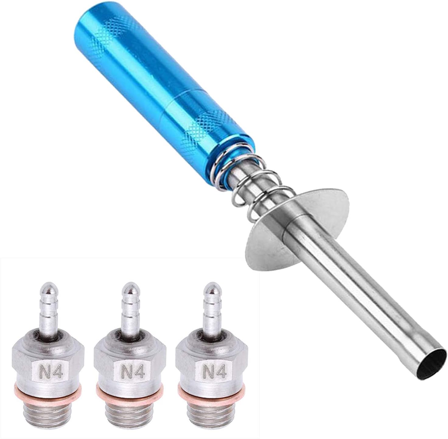 Amazon.com: kingsea RC Igniter & Glow Plugs No.4 N4 Replace Spark ...