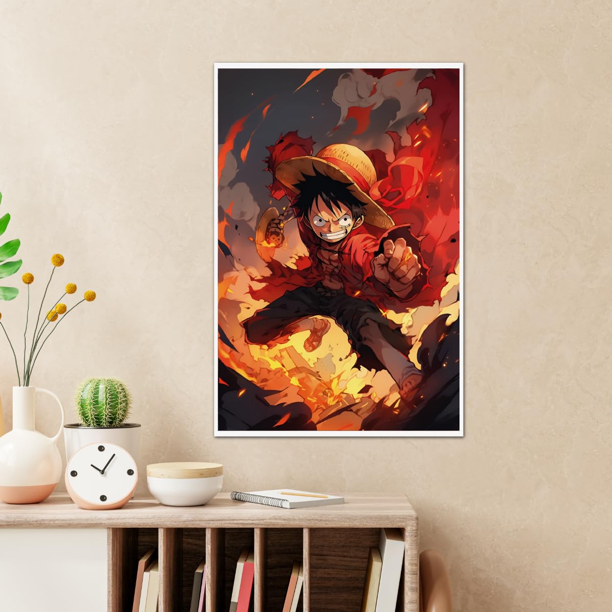 TenorArts Monkey D Luffy Posters Onepiece Anime Wall Poster with Thick ...