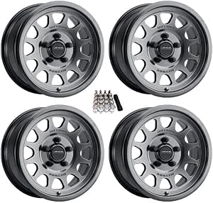 Amazon.com: Method 414 15" Wheels Graphite (+13mm) Polaris RZR Turbo R ...