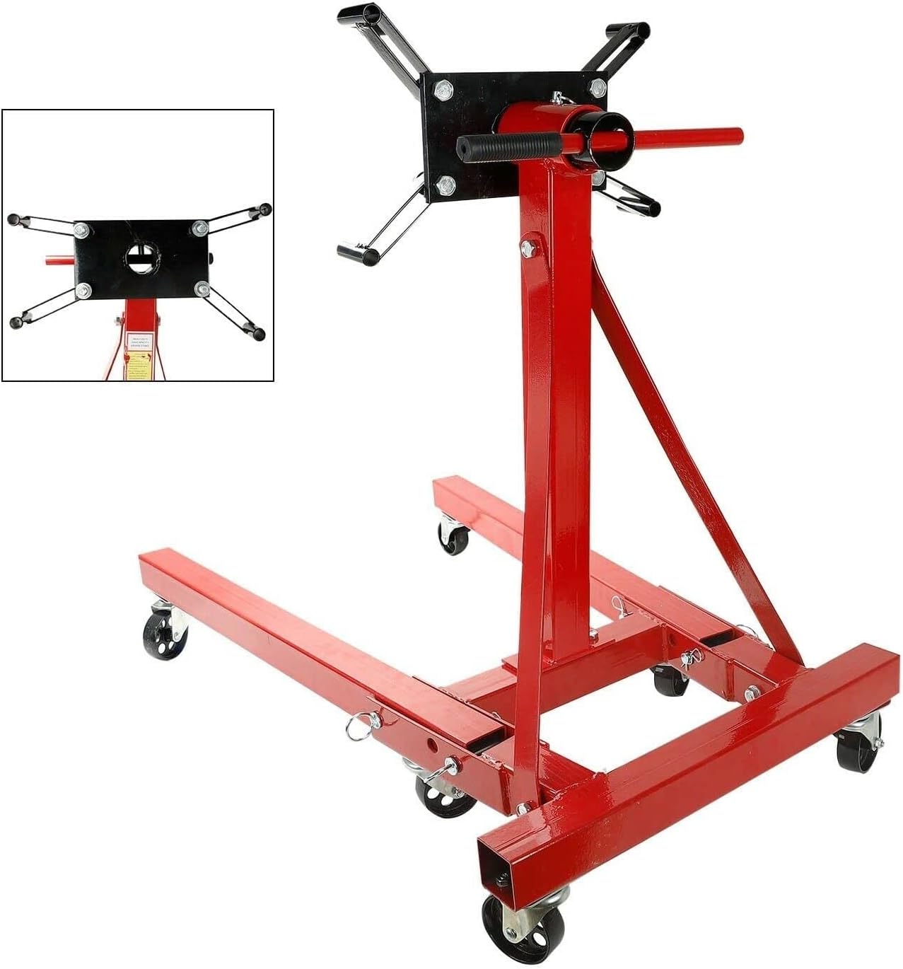 Amazon.com: VOWAGH Engine Stand Heavy-Duty Steel 2000LB 360 Degree Head ...