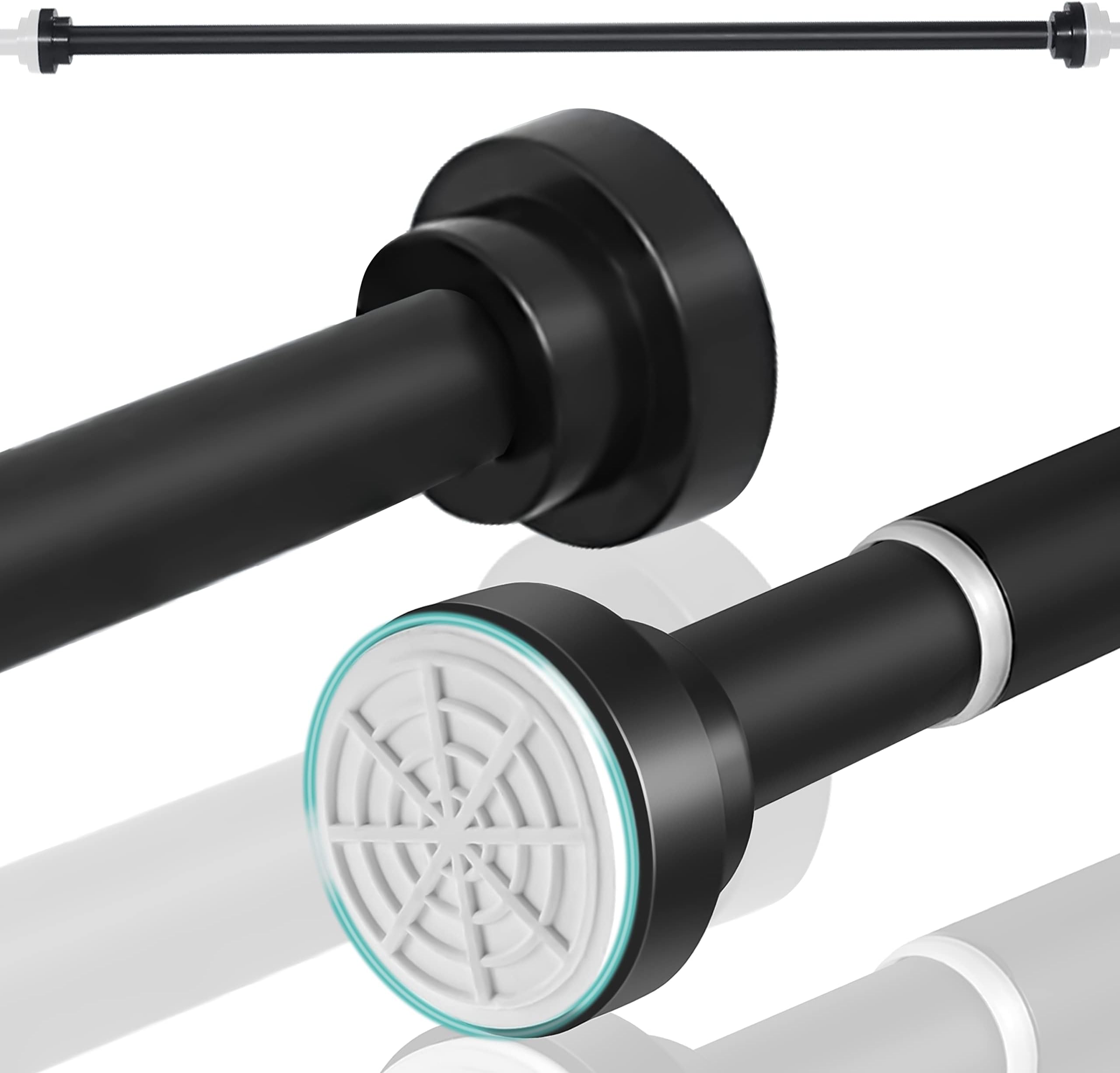 Amazon.com: Zenna Home Rustproof Curved Stall-Sized Shower Curtain Rod ...