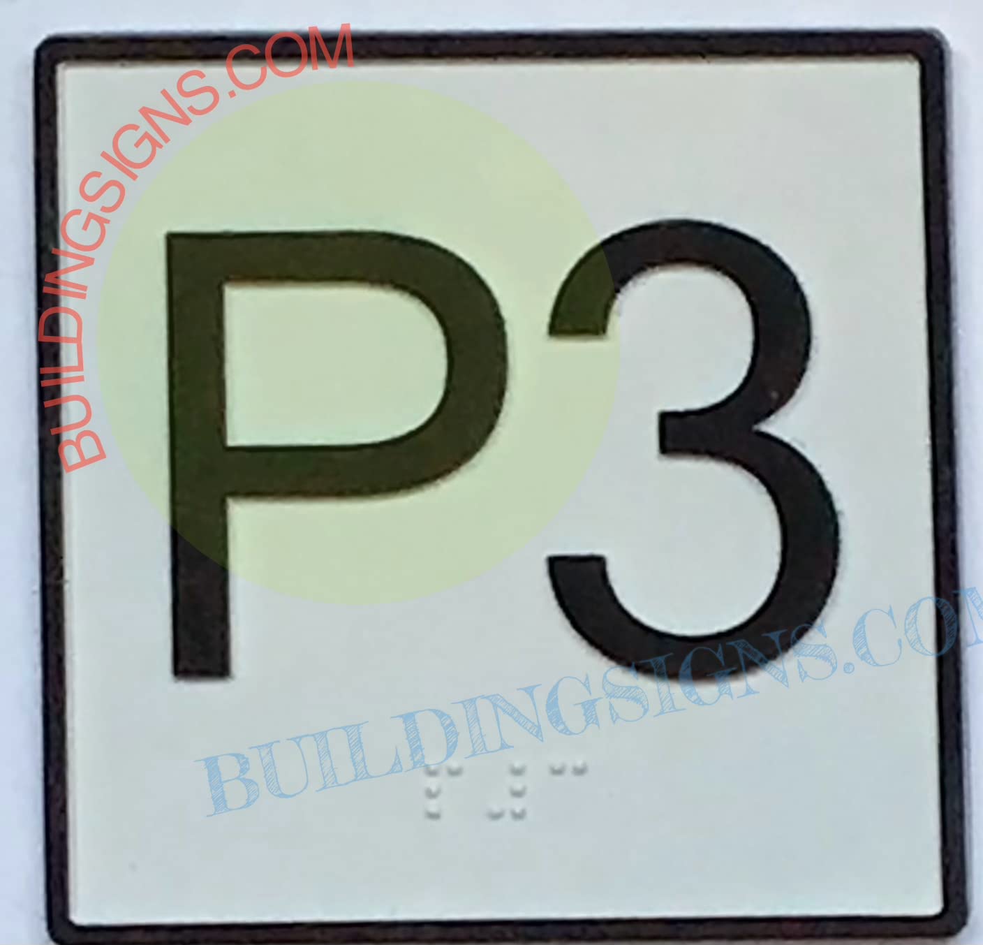 Elevator Floor Number P3 Sign Elevator Jamb Plate Floor P3 | Desertcart ...