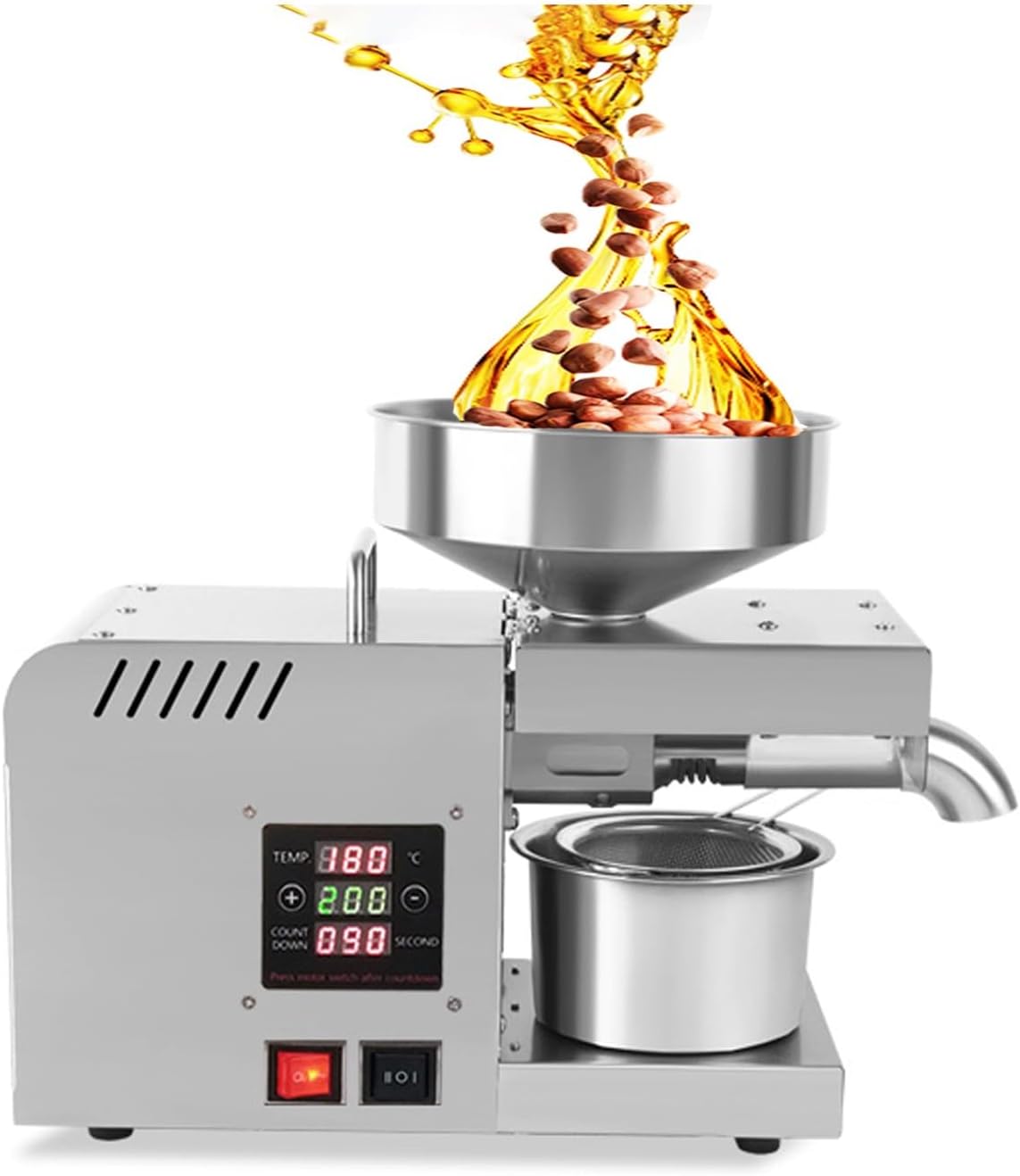 Amazon.com: MaGiLL Essential Oil Maker Machine Oil Seed Press Fully ...