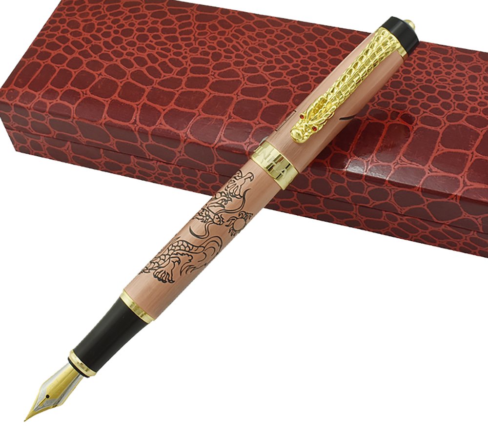 Snapklik.com : Jinhao Dragon Offspring Collection Fountain Pen Medium Nib
