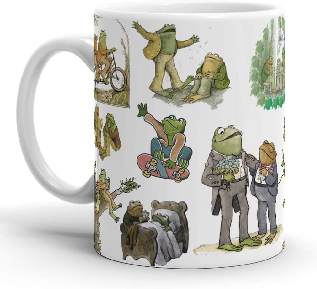 Amazon.com | Mug Frog Collage And 11oz 15oz Toad Gifts White Ceramic ...