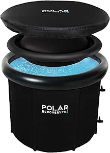 Polar Recovery 2.0 Tub/Upgraded 2024 370L Portable Ice Bath for Cold ...