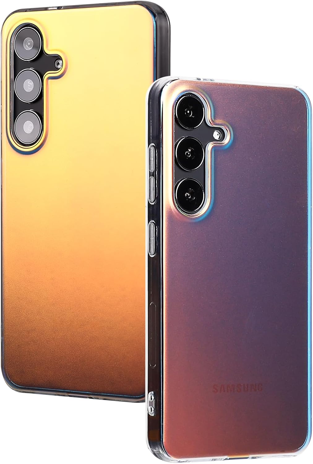 Amazon.com: Dosanlues Iridescent Holographic Phone case for Samsung ...