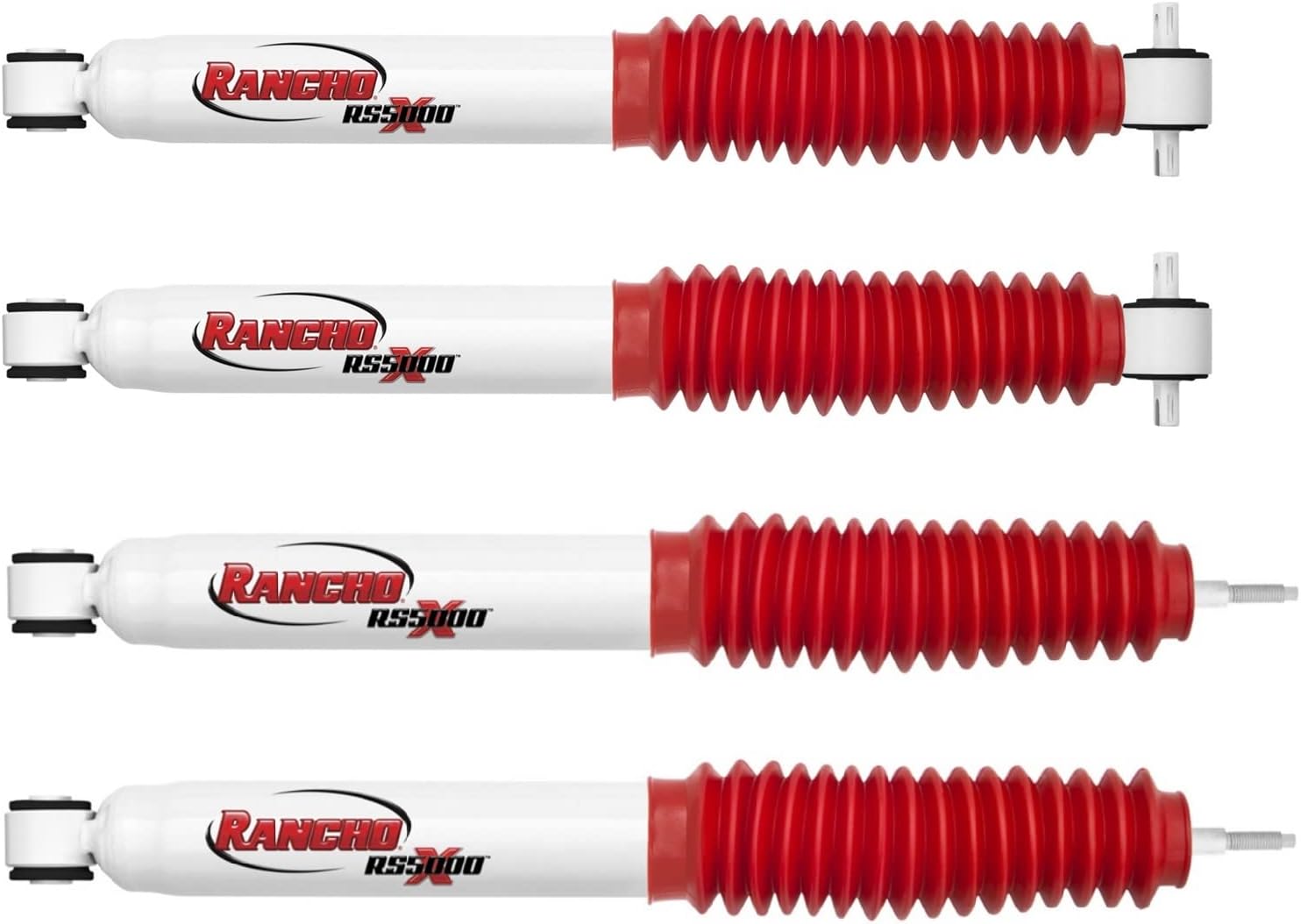 Amazon.com: Rough Country N3 Front and Rear Shock Set for 97-06 Jeep TJ ...