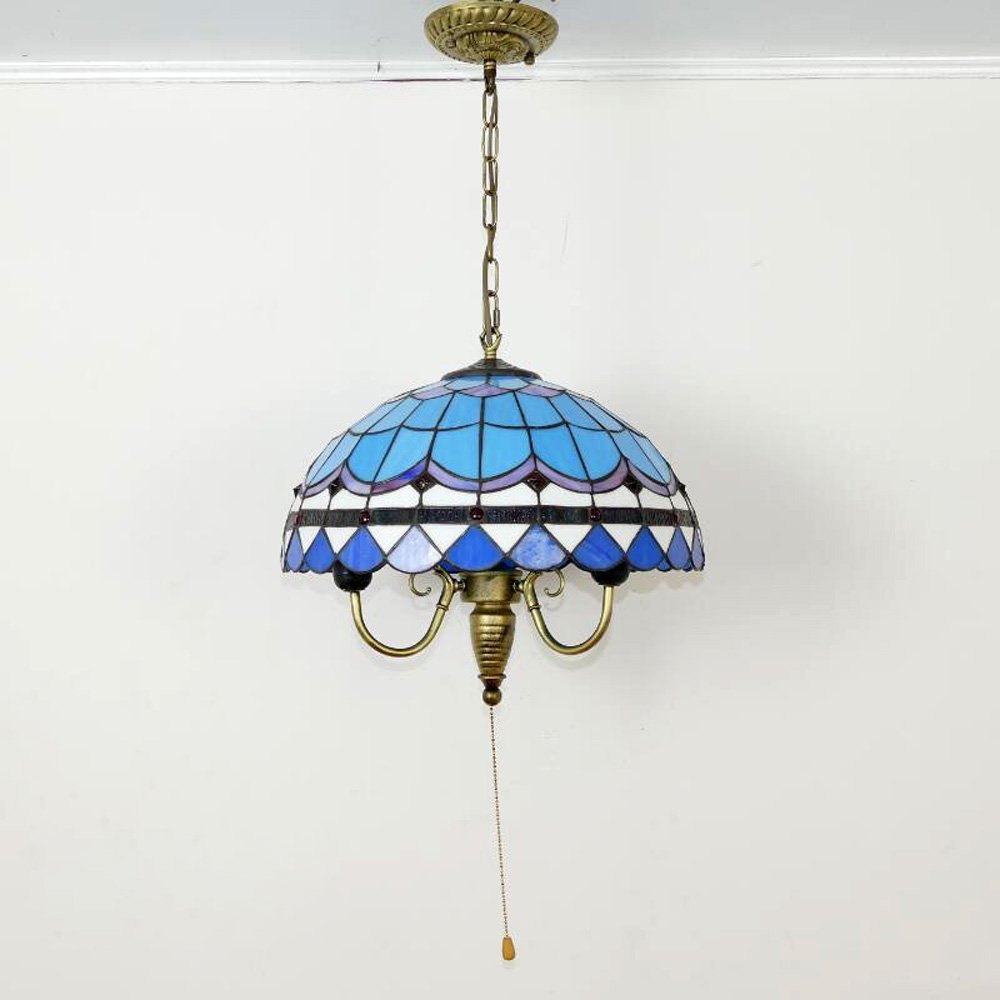 Chain Pull Tiffany Ceiling Lights