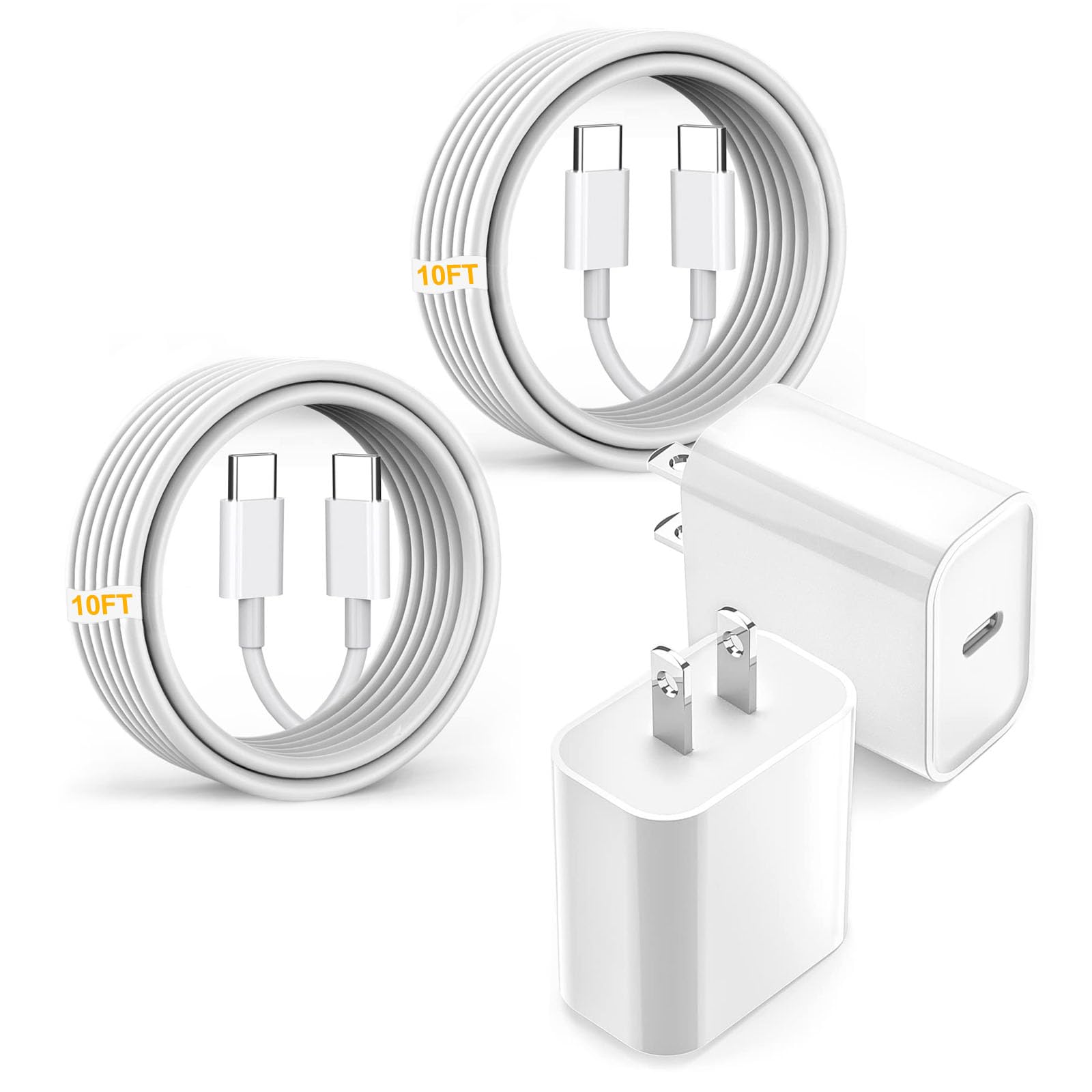 5 Best iPad 10th Gen Charger | 10ft Cable for Bedside Charging