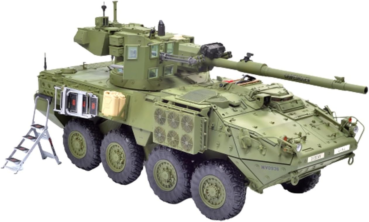Amazon.com: AFV Club FV35370 1/35 M1128 Striker MGS Wheel-Mounted Self ...