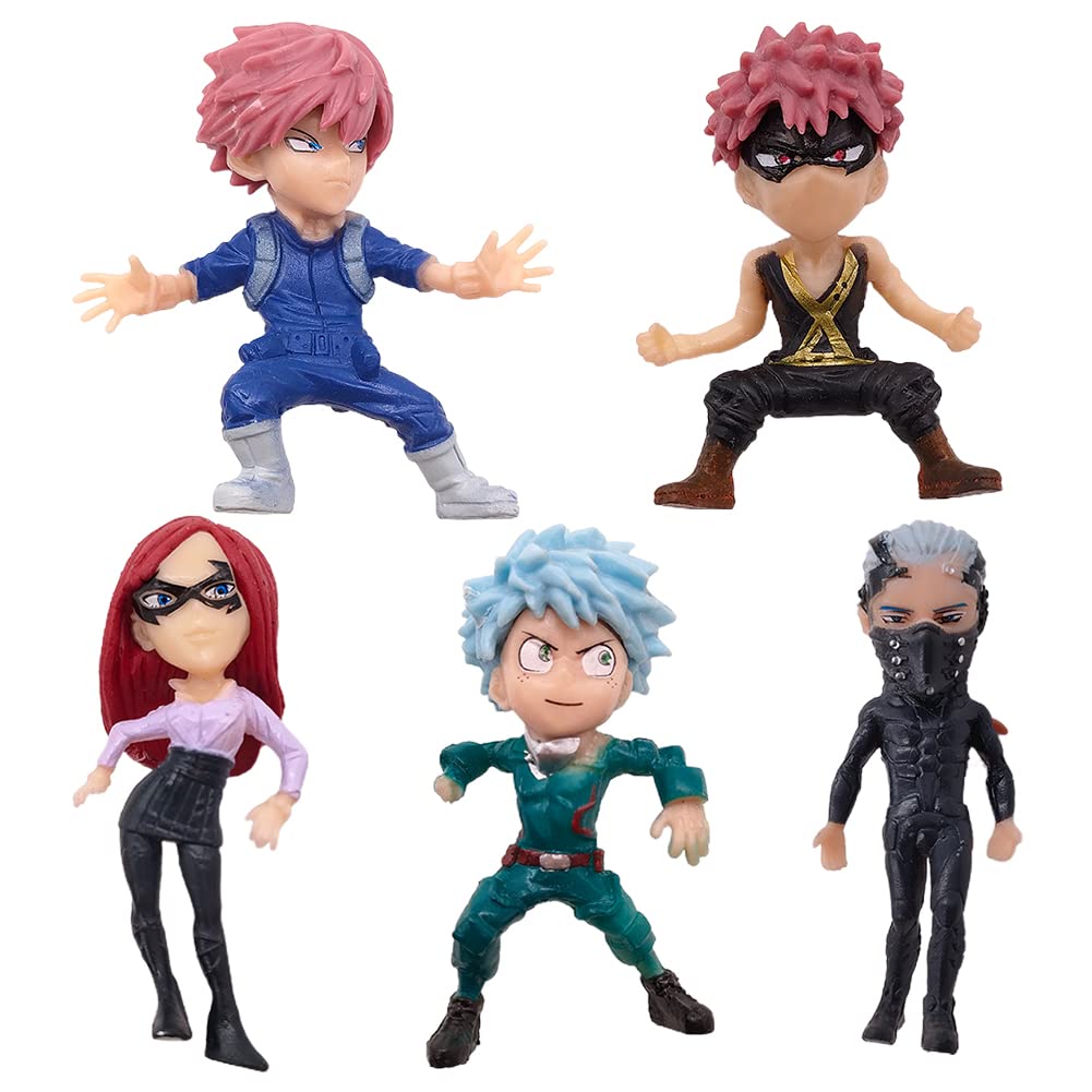 Buy Mini Character Set, 6 Piece Animation Academy Character Doll, Anime ...