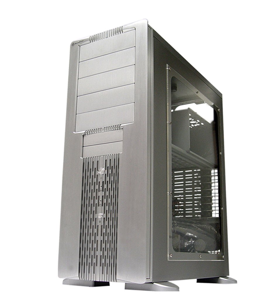 SilverStone TJ06SW Aluminum Front Panel Extended ATX Computer Case ...