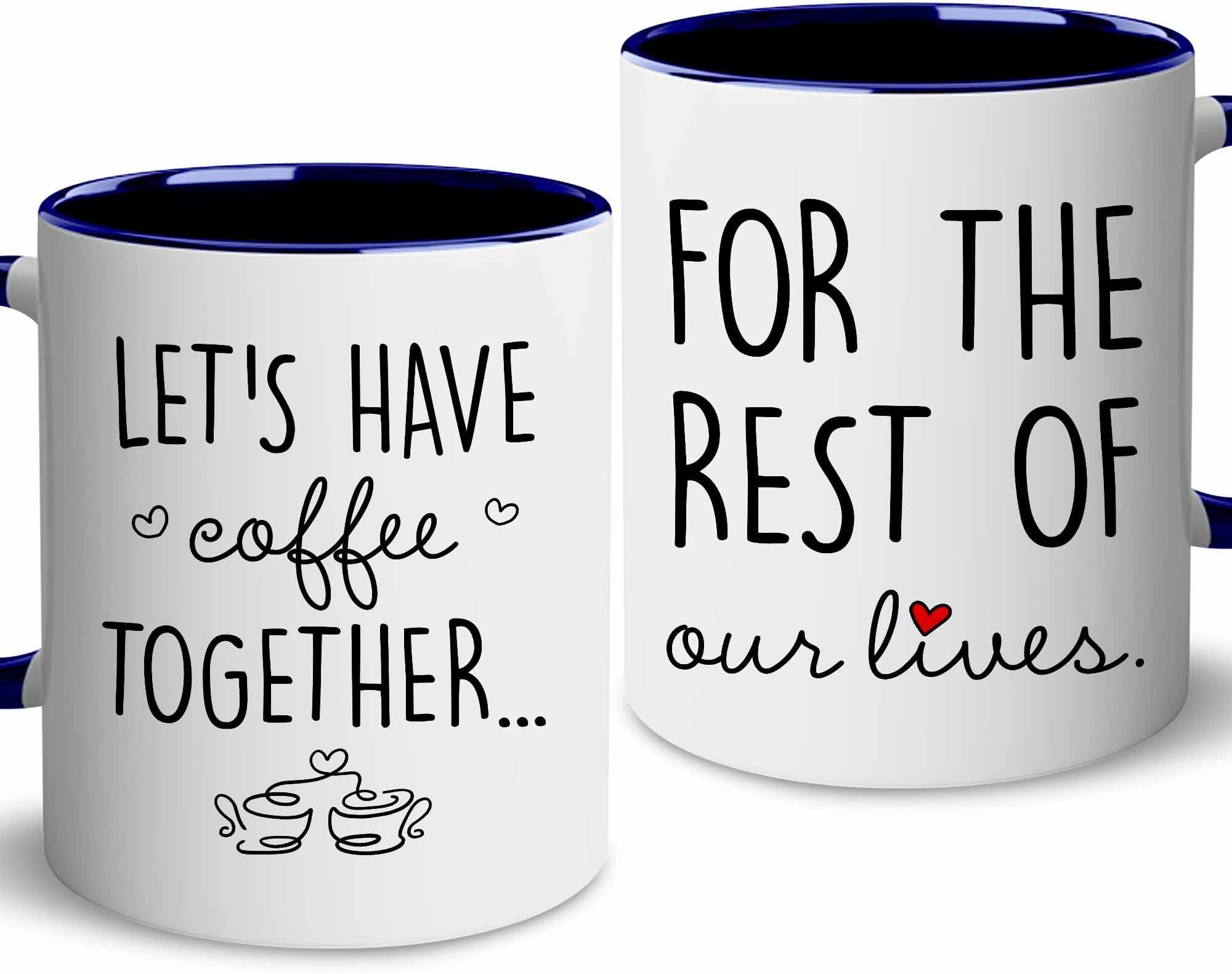 Amazon.com: Valentine Gifts For Couple, Lets Have Coffee Together ...