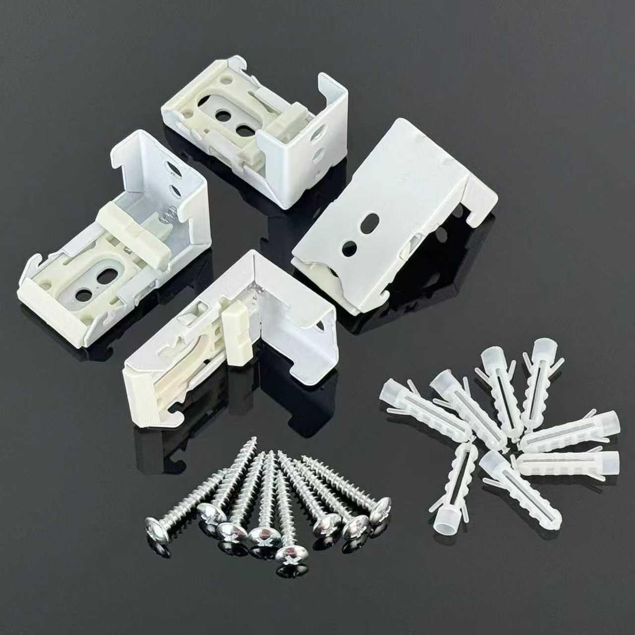 Amazon.com: Heavy Duty Roman Blind Brackets (Pack of 4) - Adjustable ...