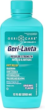Amazon.com: Geri-Lanta Liquid Antacid & Antigas By GeriCare| Regular ...