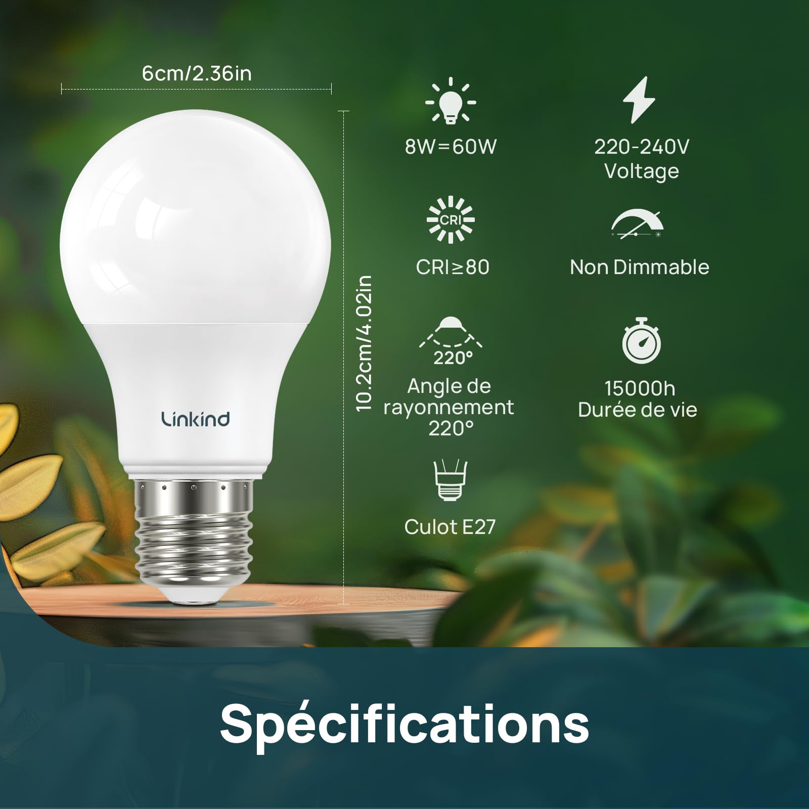 Postampoule E27 Led