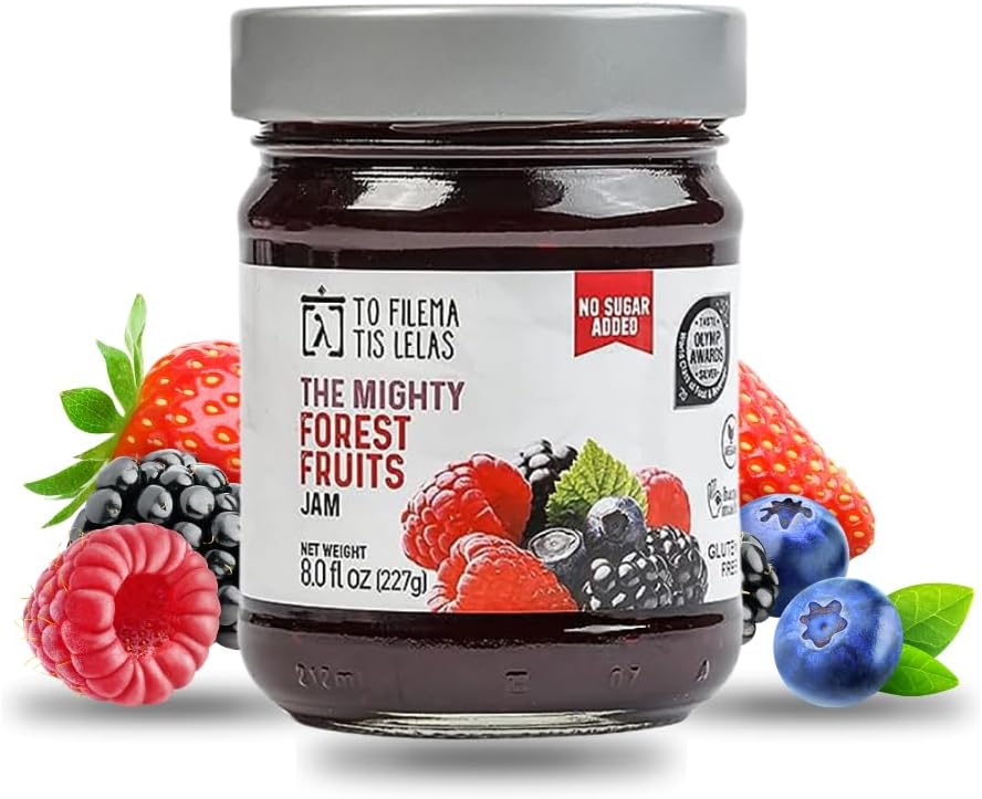 Amazon.com: Forest Fruit Sugar Free Jam No Sugar Added Natural ...