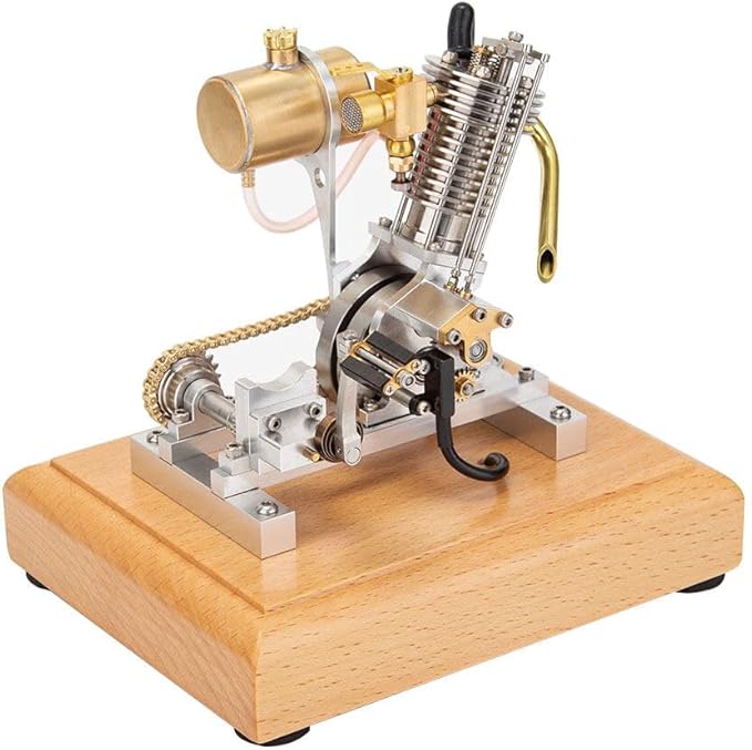 Amazon.com: Full Metal Engine Model Kit That Works, Mini Hoglet Single ...