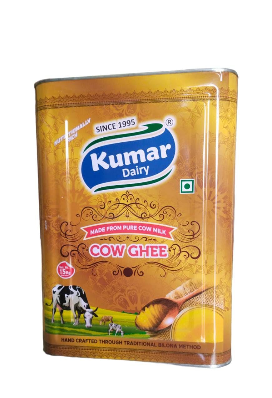 Kumar Dairy Cow Ghee 15 Kg Tin : Amazon.in: Grocery & Gourmet Foods
