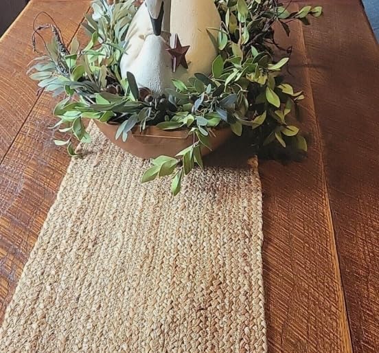 Amazon.com: Natural Jute Table Runner Rug, Farmhouse Style Decor for ...