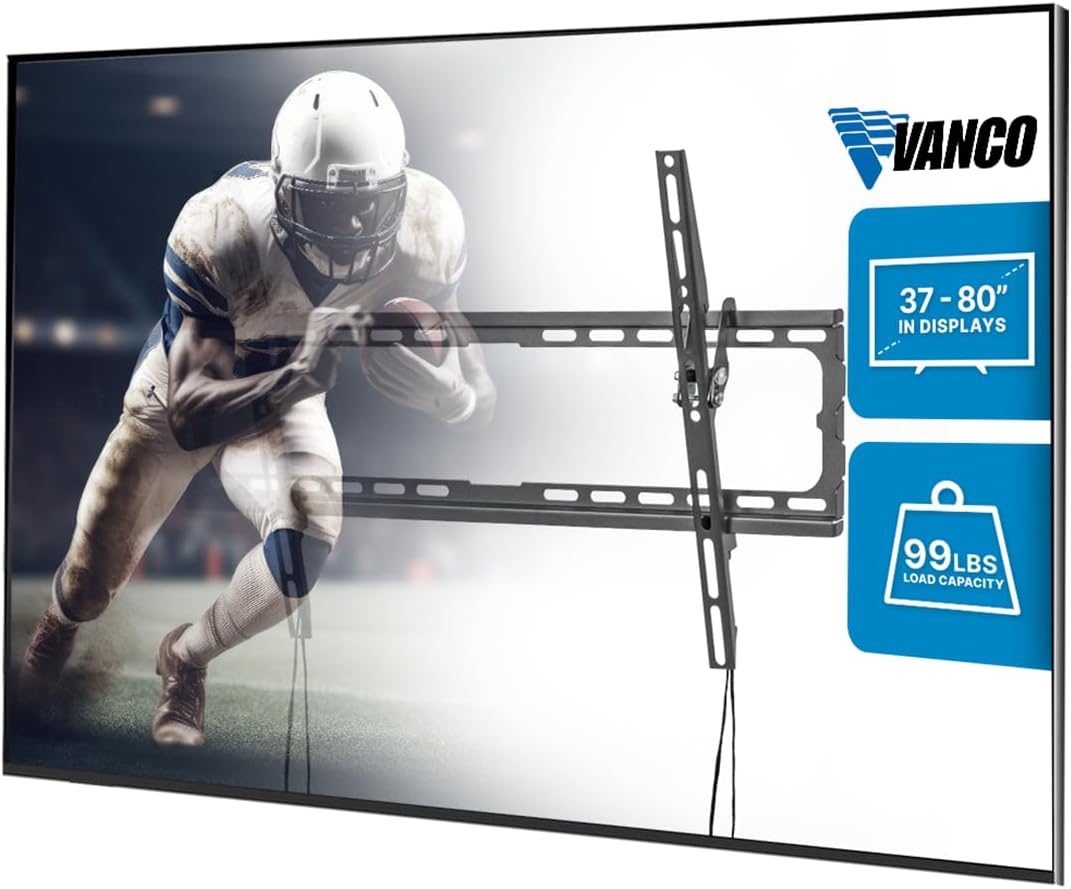 Amazon.com: Vanco Pull Out TV Wall Mount with Retractable TV Wall Mount ...